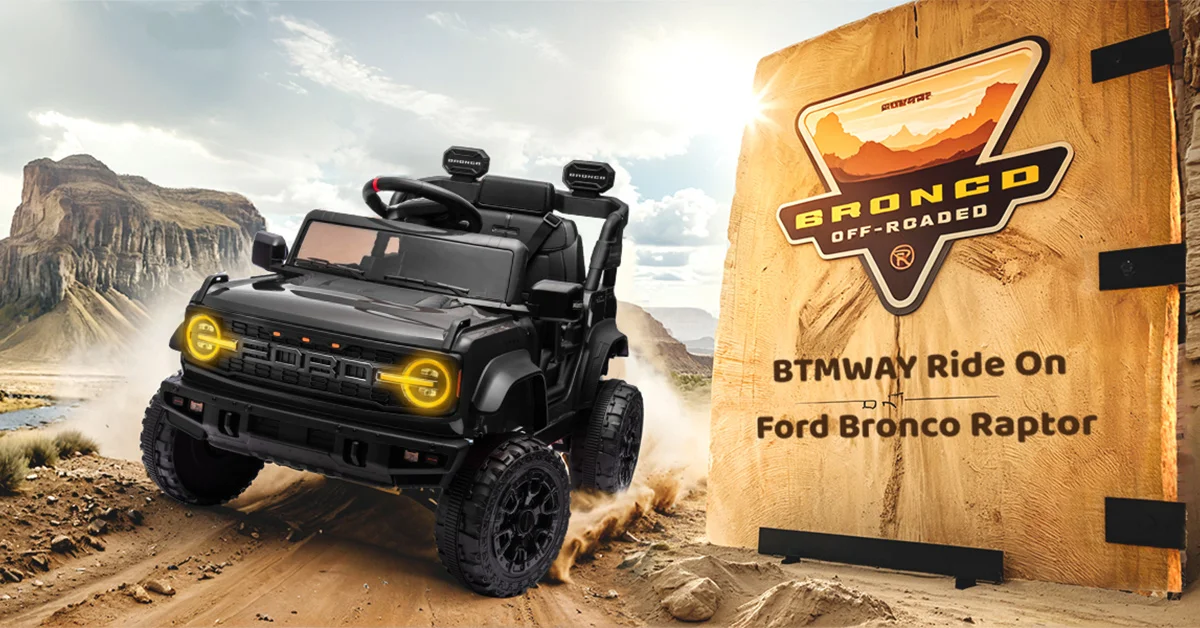 Licensed Ford Bronco Raptor Electric Vehicle for Kids 12 V